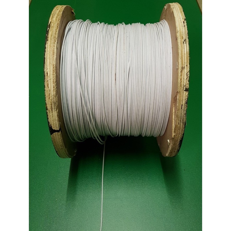 Steel Wire Rope Cable - White